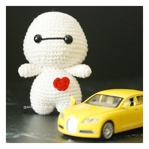 Ravelry: Amigurumi Baymax Character pattern by Vui Vui