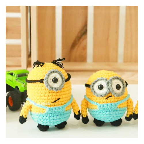 Ravelry: Amigurumi Minion Stuart pattern by Vui Vui