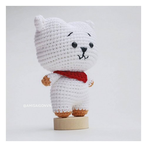 Ravelry: Amigurumi BT21 RJ Sheep pattern by Vui Vui