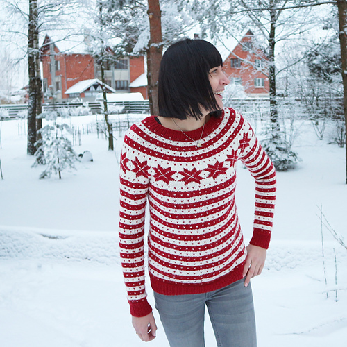 Ravelry: Nr 13 Fana genser pattern by Sandnes Design