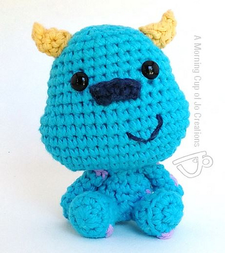 Ravelry: Monsters Inc. Baby Mike and Sulley pattern by Josephine Wu