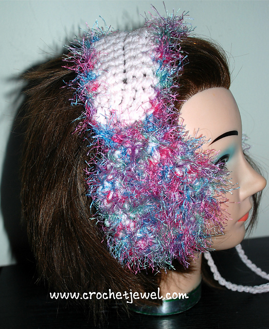 Ravelry: Fun fur Ear Muffs pattern by Amy Lehman