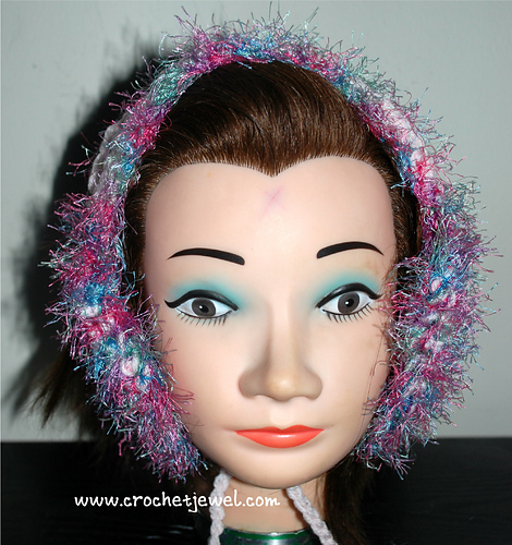 Ravelry: Fun fur Ear Muffs pattern by Amy Lehman