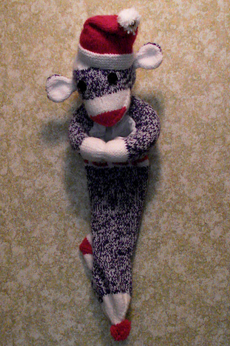 Ravelry: Sock Monkey Christmas Stocking pattern by Amy Edwards