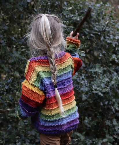 Ravelry: Little Rainbow Sweater pattern by Knit Folk
