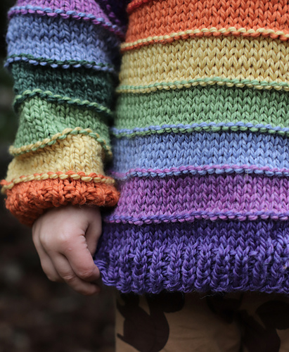 Ravelry: Little Rainbow Sweater pattern by Knit Folk