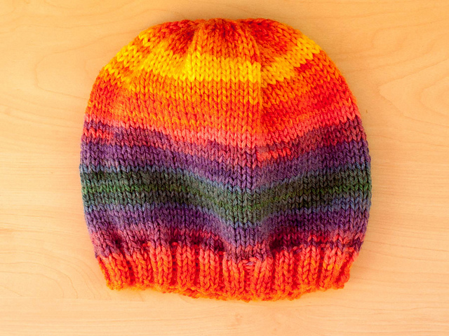 Ravelry: Quick and Easy Knitted Hat pattern by Ana Figueira