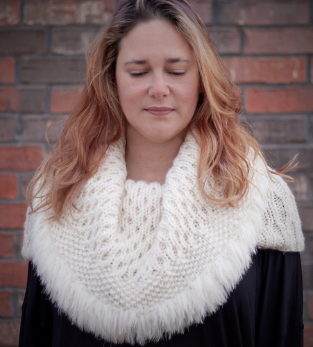 Ravelry: Camille's Snow Hood pattern by Diana Burk