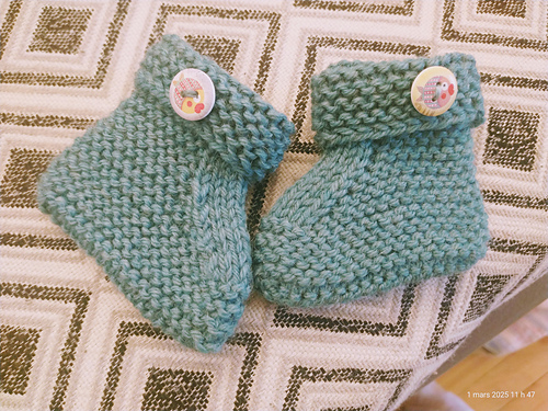 Ravelry: Babbity Baby Booties pattern by marianna mel