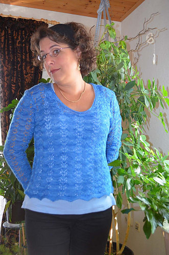 Ravelry: Odylon Lace V-neck pattern by Anna Lipinska