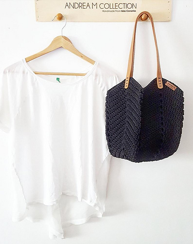 Ravelry: Soft Rope Tote Bag pattern by Andrea Marton