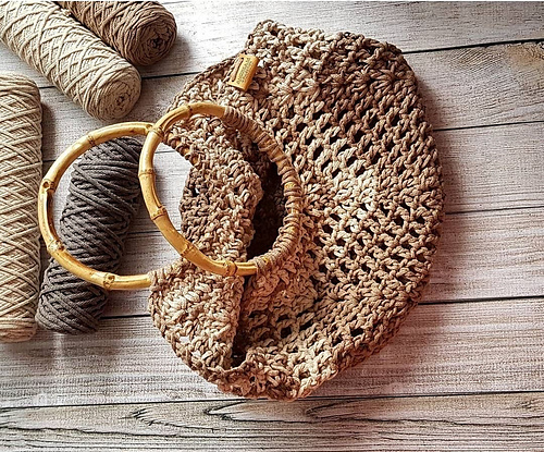 Ravelry: AnDREAMStudio's Rope Net Bag
