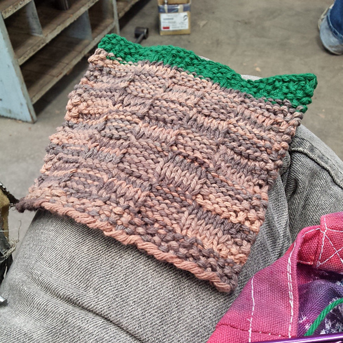 Ravelry: Minecraft Dirt Block Washcloth pattern by Nancy Zellner