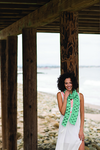 Ravelry: Rolling Surf Scarf pattern by Lynn Wasylkevych