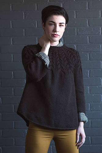 Ravelry: Angelina Pullover pattern by Mary Anne Benedetto