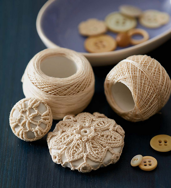 Ravelry: Irish Crochet Buttons pattern by Pat Olski