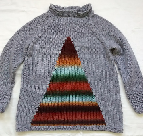 Ravelry: Dark Rainbow Sweater pattern by Emma Welford