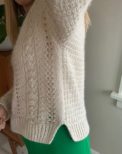 Ravelry: CoCo Swirl Sweater pattern by JoJo Knitwear