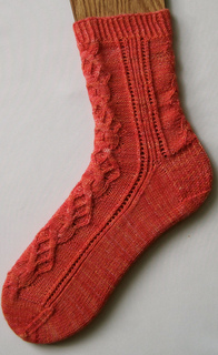 Ravelry: Cam Cable Socks pattern by Linda Lehman