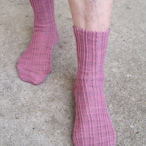 Ravelry: My First Alpine Cable Sock pattern by Linda Lehman