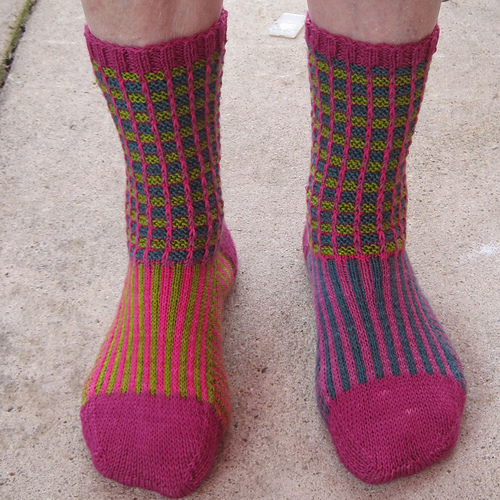 Ravelry: Amanda's Favorite Funky Socks pattern by Linda Lehman