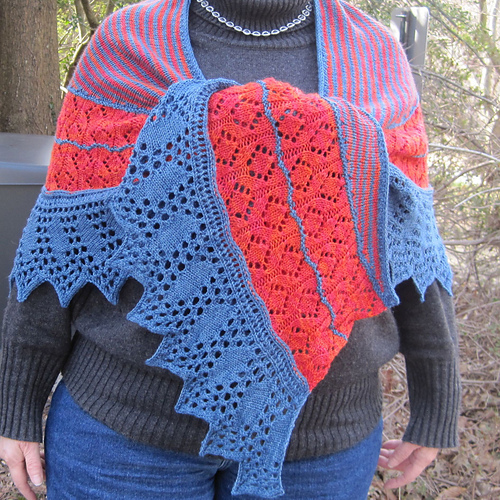 Ravelry: Easy Mikado Shawl pattern by Linda Lehman