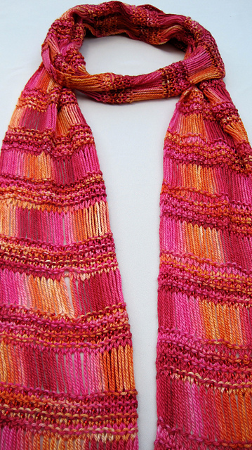 Ravelry: Bead Knitted Scarf pattern by Linda Lehman