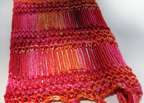 Ravelry: Bead Knitted Scarf pattern by Linda Lehman