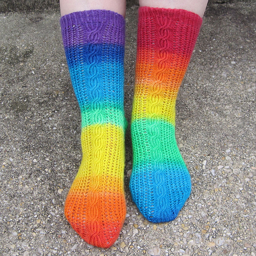 Ravelry: Hobbs Gradient Socks pattern by Linda Lehman
