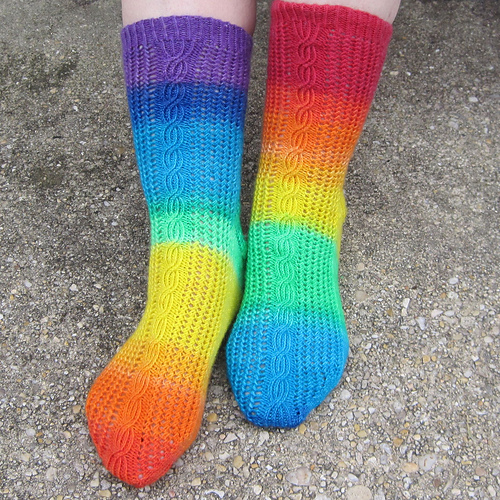 Ravelry: Hobbs Gradient Socks pattern by Linda Lehman