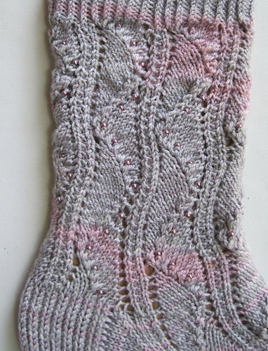 Ravelry: Tufts Beaded Socks pattern by Linda Lehman