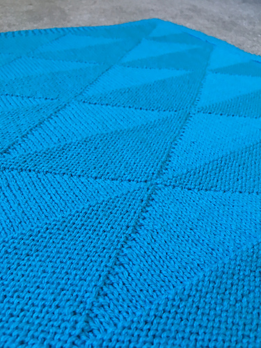 Ravelry: Big Triangle Blanket pattern by Angela Louise Wood