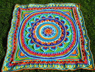 Ravelry: Shapla Bil Throw pattern by Sadika Sobhan