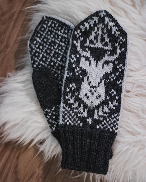 Ravelry: Patronus Mittens pattern by Amanda Sund