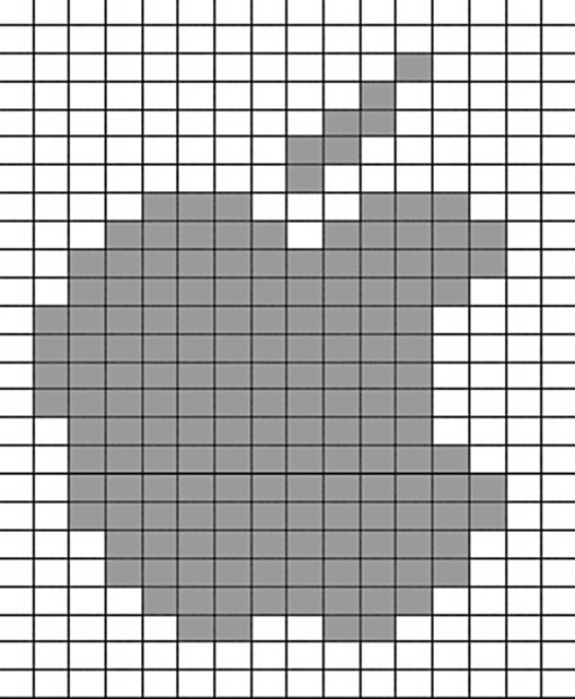 Ravelry: Apple logo chart pattern by Anna List