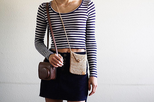 Ravelry: The Gallivanter Bag pattern by Anna Kwon