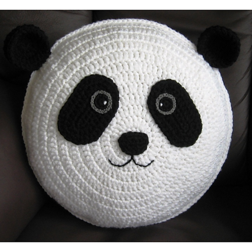 Ravelry: Panda Pillow pattern by Anne Alster