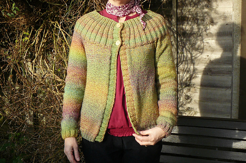 Ravelry: Ribbed-Yoke Jacket pattern by Sirdar