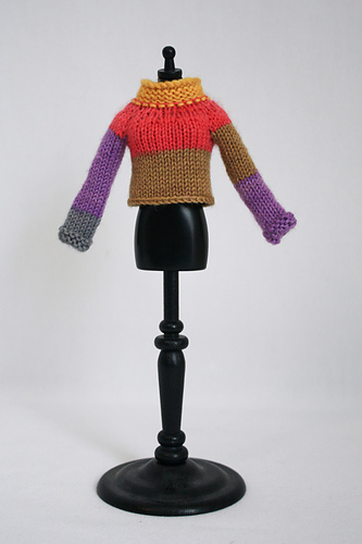 Ravelry: Cora Sweater for Blythe pattern by Anne Heidemann