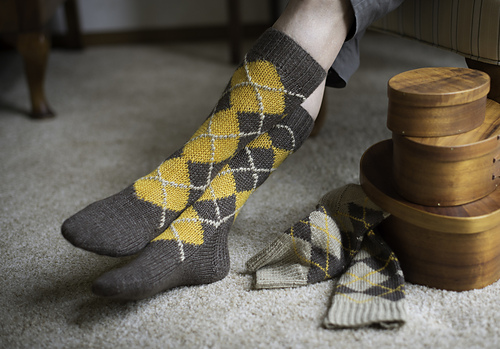 Ravelry: Outlander Argyle Sock pattern by Anne Berk