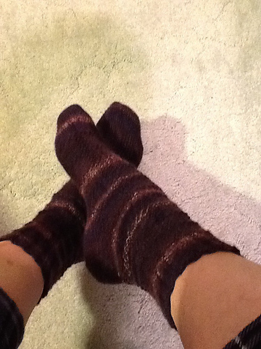 Ravelry: Cobblestone Mossy Socks pattern by Annette Derksen