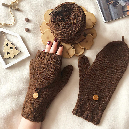 Mittens for a friend who's going to Antarctica to complete fieldwork ...