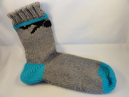 Ravelry: Portal Socks pattern by Anna Dragon