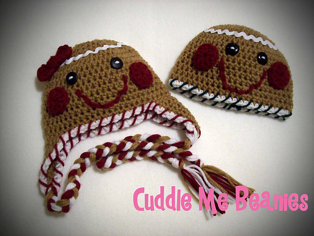 Ravelry: GingerBread Beanie pattern by April Bennett with Cuddle Me Beanies