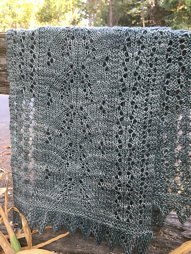 Ravelry: August Days Scarf pattern by Jennifer Knight