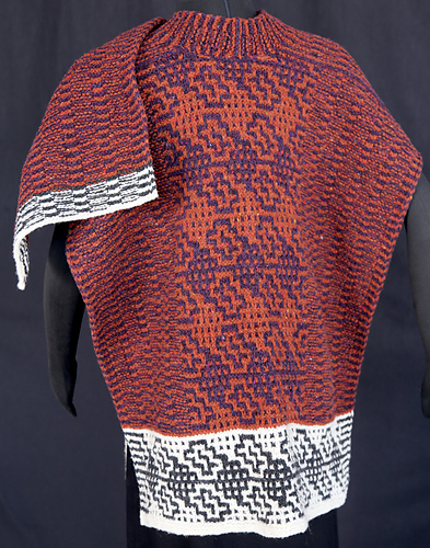 Ravelry: Shadow Mosaic Ruana pattern by Marsha Krinsky