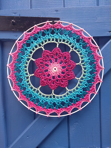 Ravelry: Positivity Mandala Hoop pattern by Lucy of Attic24