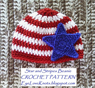 Ravelry: Star & Stripes Beanie in 3 Baby Sizes pattern by Alexandra of ...