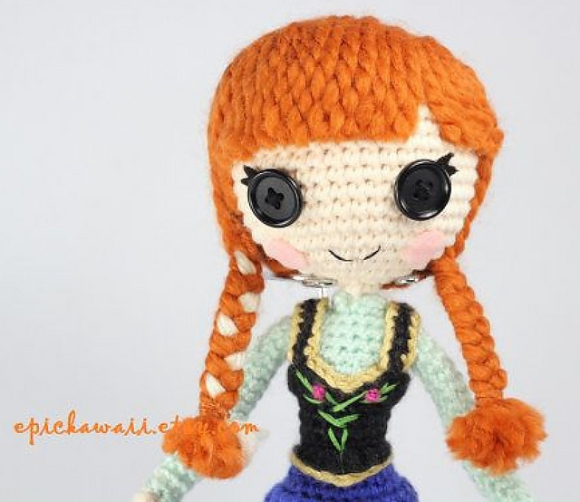Ravelry: Princess Anna from Frozen pattern by Epic Kawaii