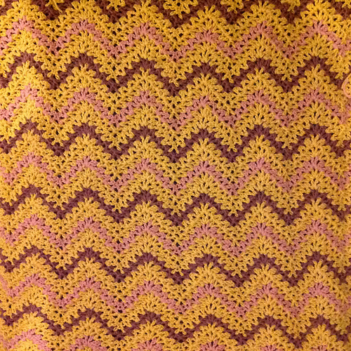 Ravelry: Express V Stitch Ripple Afghan pattern by Mara Thomas